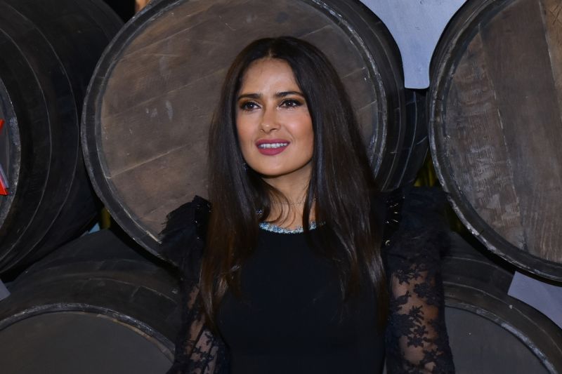Salma Hayek, 53, posts revealing photo to celebrate reaching 12 million ...